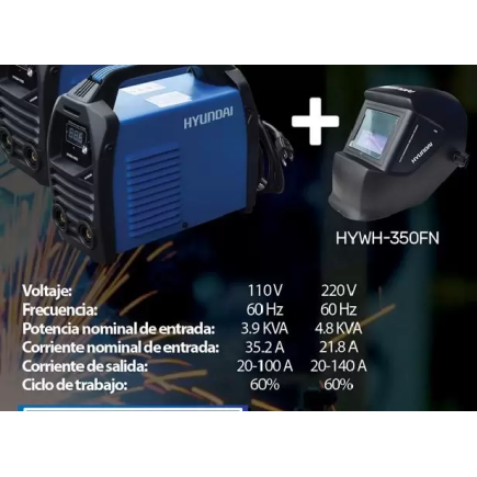 Planta Soldadora 200 Amperes Hyundai Packsold9