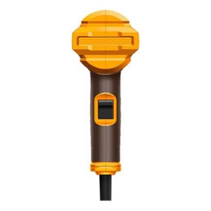 Pistola de Calor 3 temperaturas 550°C 1,600 W + boquillas INGCO UHG160078